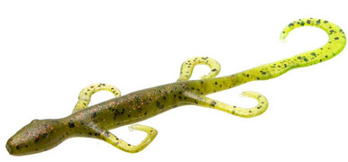 Zoom Lizard Bait - 6in - Watermelon Red/Chart - TackleDirect