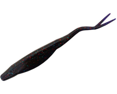 Zoom Salty Super Fluke -Junebug Red - TackleDirect