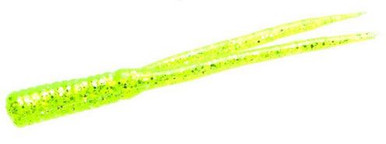 Zoom Split Tail Trailer - Chartreuse Glitter - TackleDirect