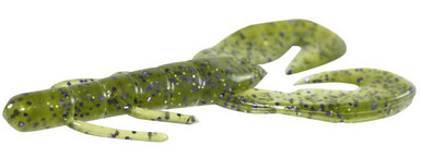 Zoom Super Speed Craw - 4in - Mardi Gras - TackleDirect