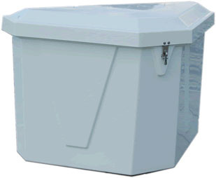Better Way 432 Triangle Storage Box - 51W x 27D x 31H