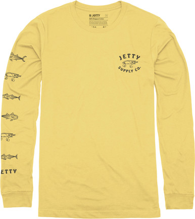 Jetty Shad Long Sleeve Shirt - Sunshine - TackleDirect