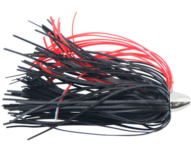 CandH King Buster Lures Black/Red Mylar