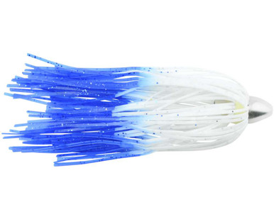 CandH King Buster Lures White/Blue Firetail - TackleDirect