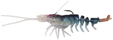 Savage Gear 3D Weedless Shrimp - 3-1/2in - Ghost - TackleDirect