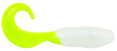 Berkley Gulp! Alive 4in Swimming Mullet - 1/2 Pint - Pearl White/Chart