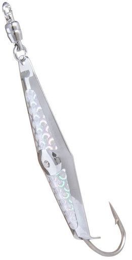 Clarkspoon Spoon Squid - #1 - Silver w/ Silver Flash - TackleDirect