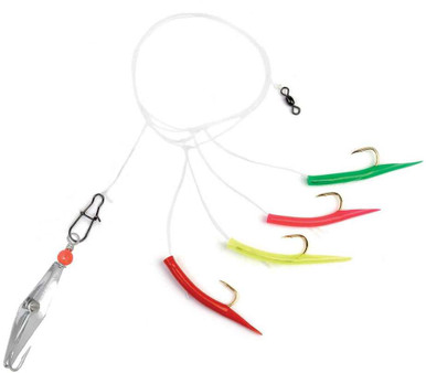 Clarkspoon Mackerel Tree Rig - #0 Silver Clarkspoon - TackleDirect