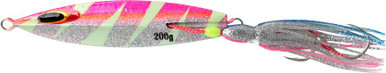 Sea Falcon Drain Inchiku Jig - 120g - LTG Glow Pink - TackleDirect