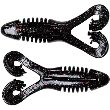 Googan Baits Toad - 4in - Black Flash - TackleDirect