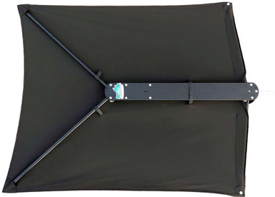TACO ShadeFin Portable Boat Canopy - Black - TackleDirect