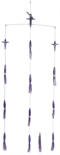 Magictail 24 in. Rigged Side Tracker Bar - Blurple - TackleDirect