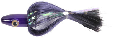 MagicTail Hoo Magic Trolling Head - 3.5oz - Blk Purple - TackleDirect