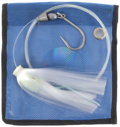 MagicTail Hoo Magic Pin Rig Trolling Head 1oz - Glow - TackleDirect