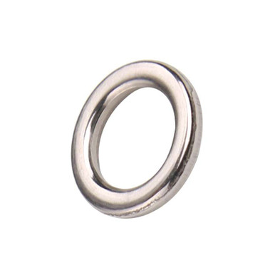 BKK Solid Ring-51 Stainless Solid Rings - #8 - 14 Pack - TackleDirect
