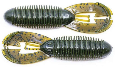 Googan Baits Nuke Punch - 4in - Green Pumpkin - TackleDirect