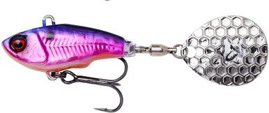 Savage Gear Fat Tail Spin - 1/3oz - Pink and Purple - TackleDirect