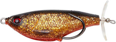 Savage Gear Prop Minnow - 3-1/2in - Gold and Black - TackleDirect