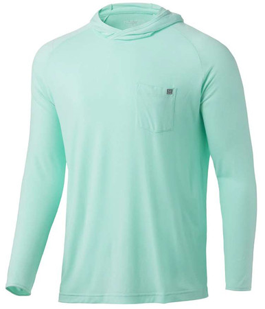 Huk Waypoint Hoodie - Beach Glass - Large - TackleDirect