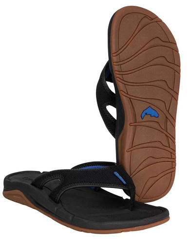 Simms Challenger Flip Flop Sandal - Black - 11 - TackleDirect