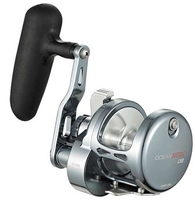 Maxel Ocean Max 1 Speed Lever Drag Jig Reel Gunsmoke - TackleDirect