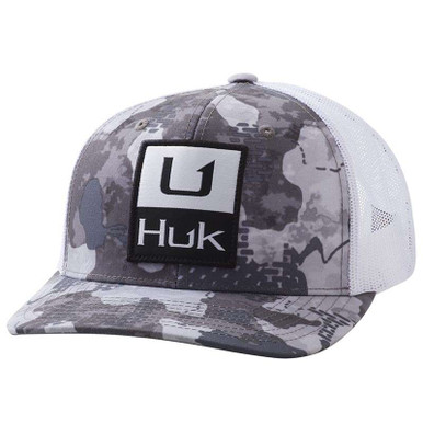 Huk Hukd Up Low Pro Refraction Trucker Hat - Storm - TackleDirect