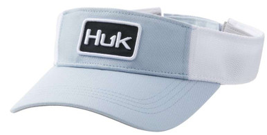 Huk Solid Visor - Blue Fog - OS - TackleDirect
