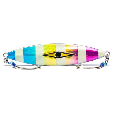 Mustad Staggerbod Slow Fall Vertical Jig - 180g - RNW - TackleDirect