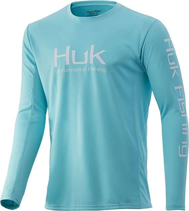 Huk Icon X L/S - Blue Radiance - TackleDirect