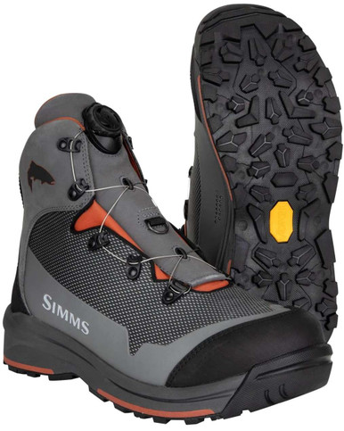 Simms Mens Guide BOA Vibram Wading Boot - TackleDirect