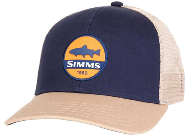 Simms Trout Patch Trucker - Navy - TackleDirect
