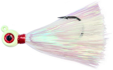 Jigging World Epoxy Teaser Jig - Mylar - Glow - TackleDirect