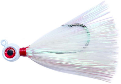 Jigging World Epoxy Teaser Jig - Mylar - White - TackleDirect