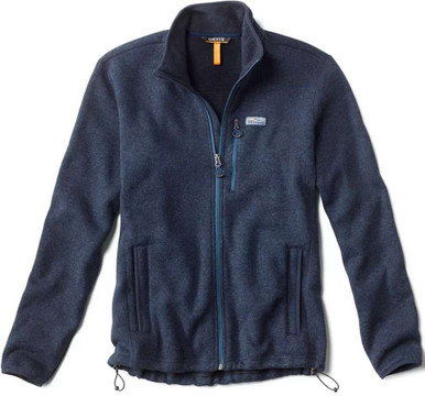 Orvis Mens R65 Sweater Fleece Jacket - Ink - X-Large - TackleDirect