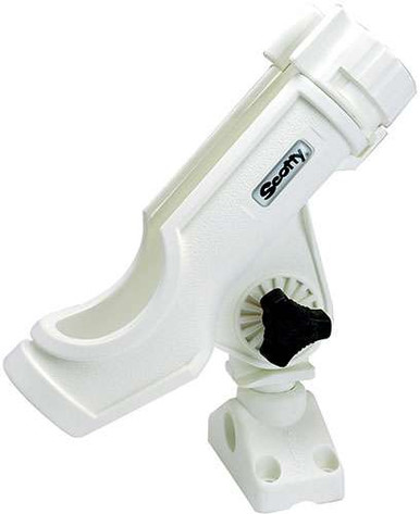 Scotty 230-WH Power Lock Rod Holder w/ 241 Mount - TackleDirect