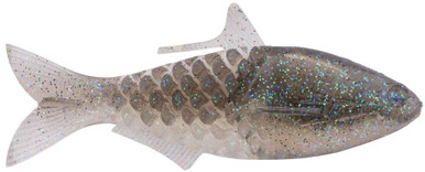 Berkley PowerBait Shad-E Swimbait 4.5in - Electric Shd - TackleDirect