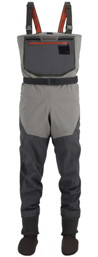 Simms Freestone Stockingfoot Waders - Smoke - 2XL - TackleDirect
