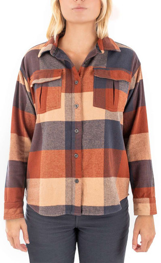 Jetty Womens Anchor Flannel - TackleDirect