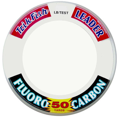 Trik Fish 50yd Fluorocarbon Leader Wrist Spool - 100lb - TackleDirect