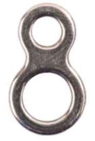 Mustad Demon Stainless Steel Figure 8 Rings - TackleDirect