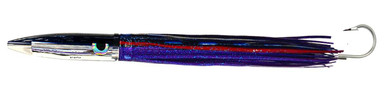 RJ Boyle Wahoo Trolling Rig Bullet - Black/Purple - TackleDirect