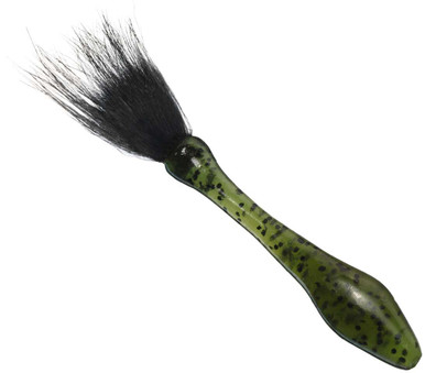 Rabid Baits Fox Shot Drop Shot Bait 3in Grn Pumpkin Blk - TackleDirect