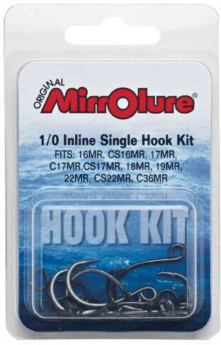 MirrOlure Go Single! Inline Single Hook Kit - 1/0 - TackleDirect
