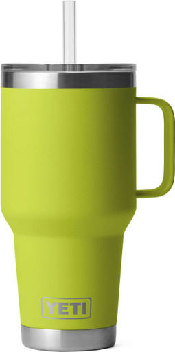 YETI Rambler 35oz Mug with Straw Lid - Chartreuse - TackleDirect