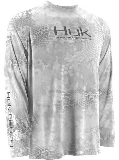 Huk Kryptek Performance Raglan Long Sleeve Shirts - TackleDirect