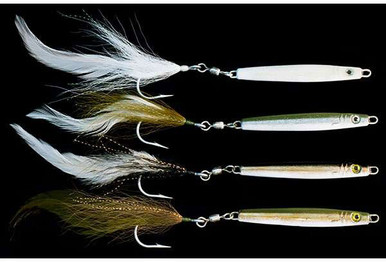 Jetty Ghost Slim Lures Fl. Yellow Silver White