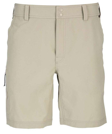 Simms Skiff Shorts - Khaki - Waist 36 - TackleDirect