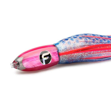 Fathom Offshore Double O Large 14in Trolling Lure - Hot Pink - TackleDirect