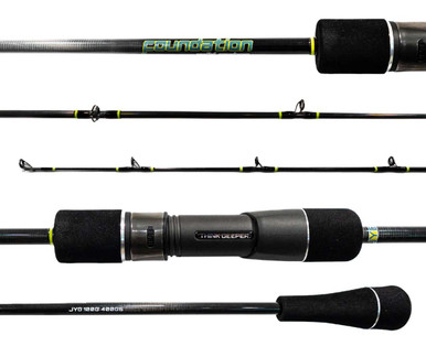 JYG PRO Fishing Foundation Solid Carbon Slow Pitch Rod - TackleDirect