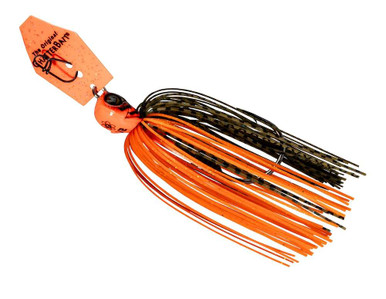 Z-Man Tungsten ChatterBait Elite EVO - 3/8oz - Lava Craw - TackleDirect